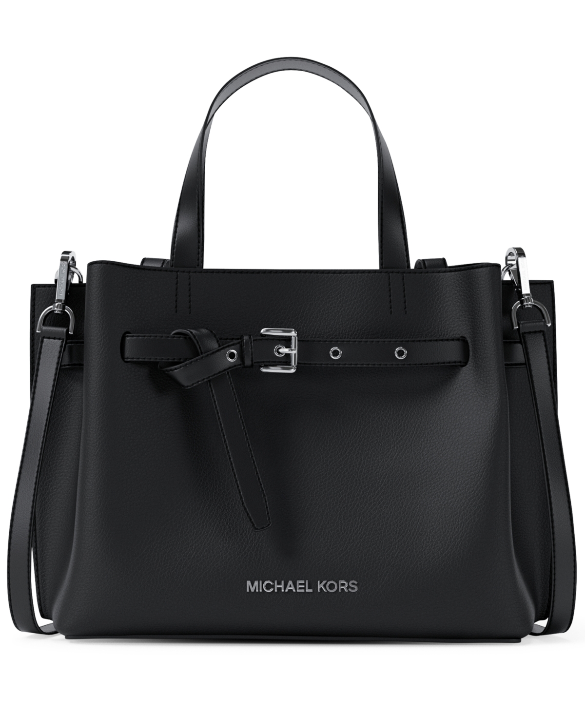 Click here for Michael Michael Kors Emilia Satchel Small Bag - Bl... prices