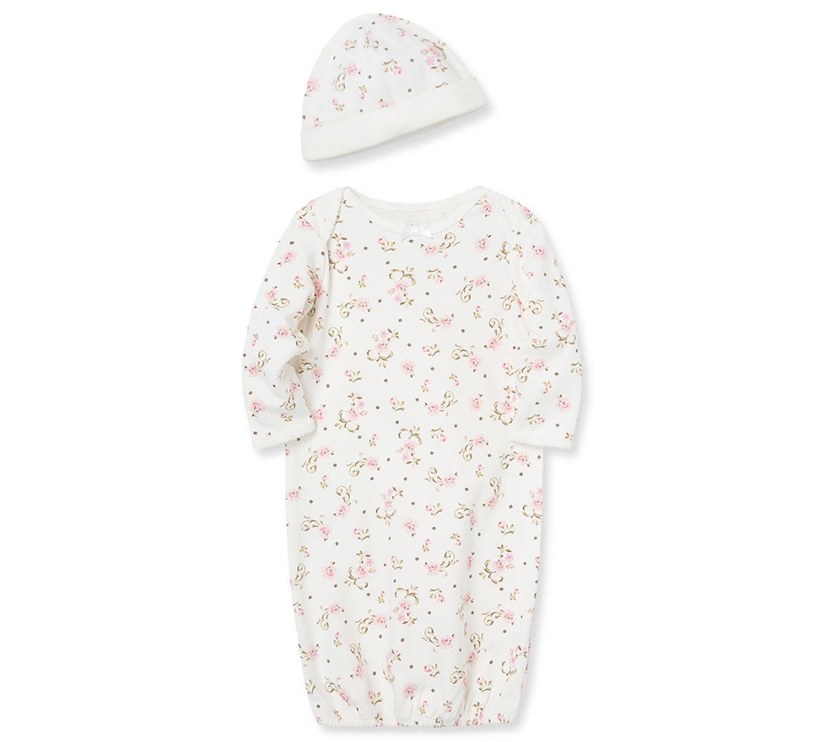 Click here for Little Me Baby Girls Vintage Rose Print Gown and B... prices