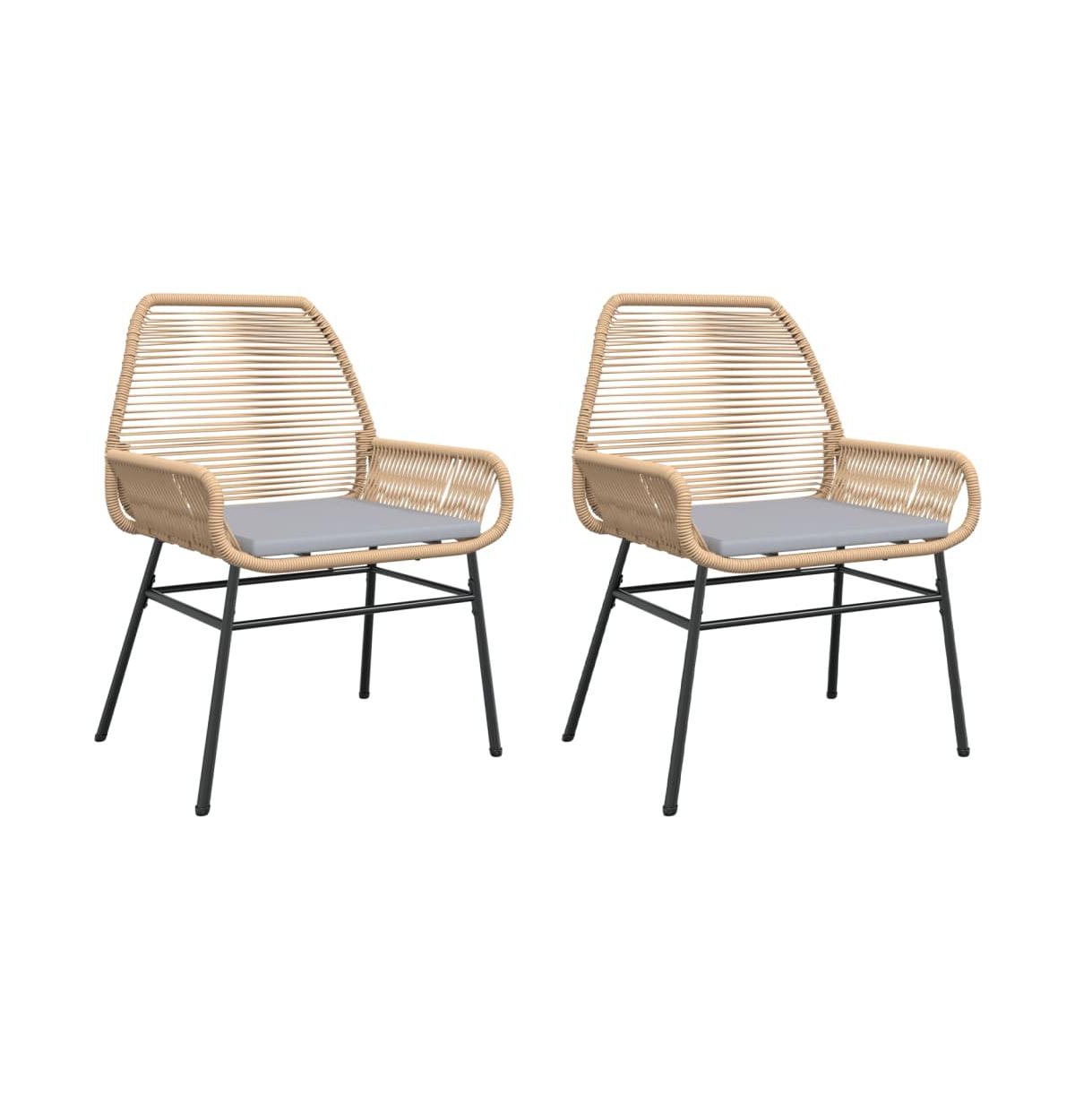 Click here for Garden Chair Brown Pe rattan Uv-resistant material... prices