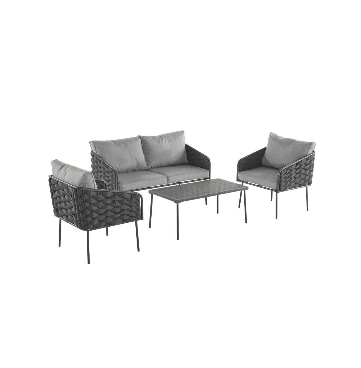 Click here for Chic Crate-Modern Outdoor Patio Furniture Set - 4-... prices