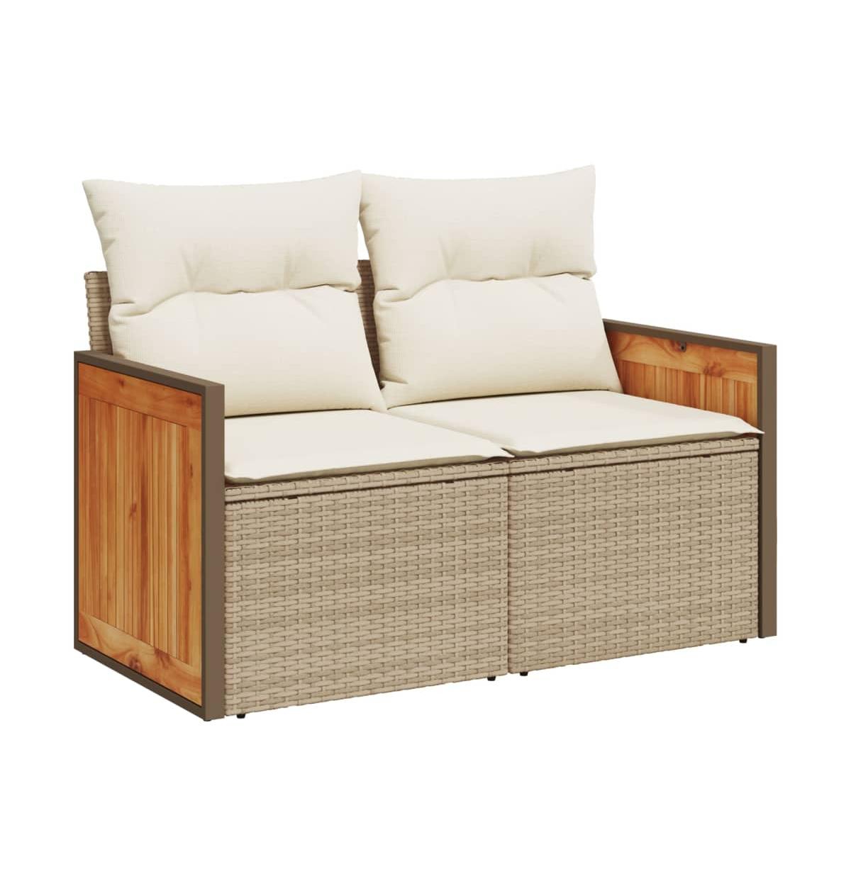Click here for vidaXL Garden Sofa Beige  Cream White prices