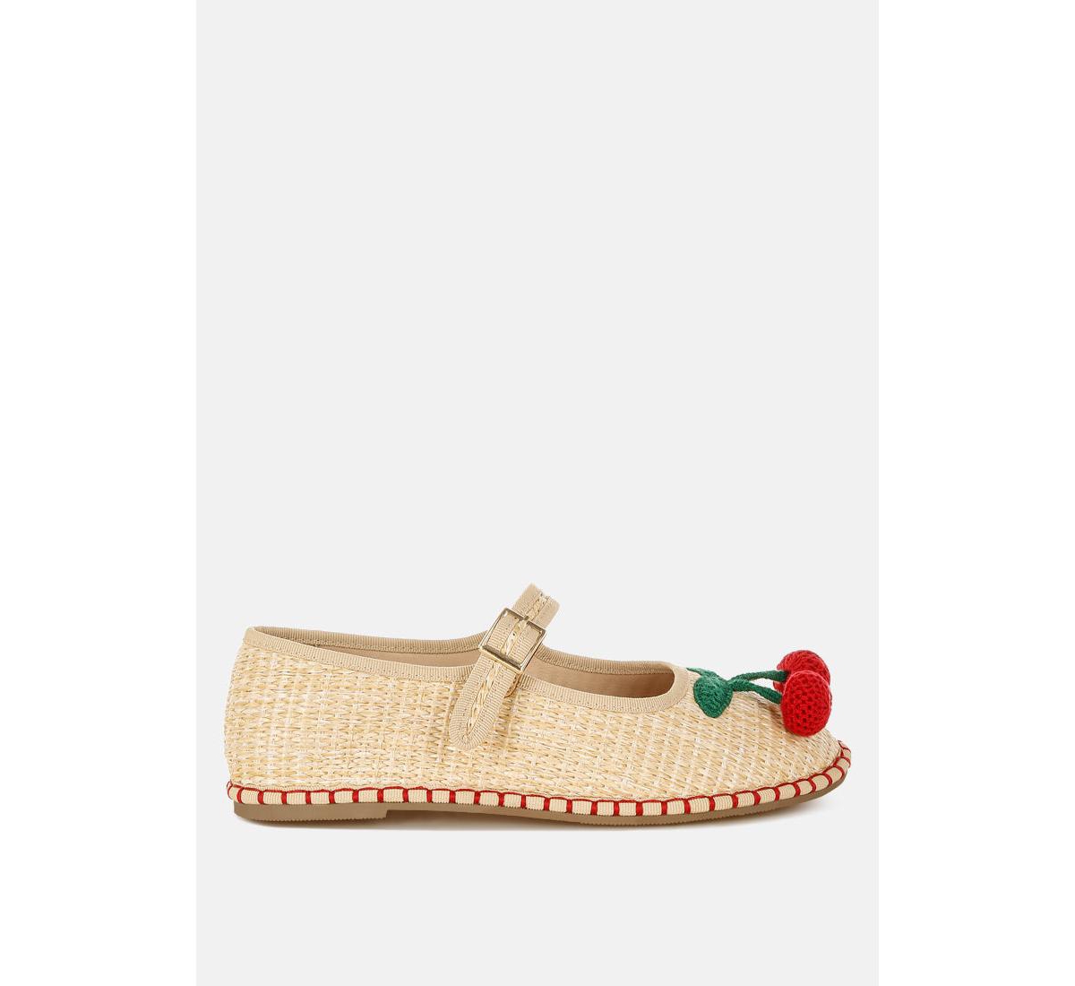 Click here for Rag & Co Brunch Date Cherry Accent Mary Jane Flats... prices