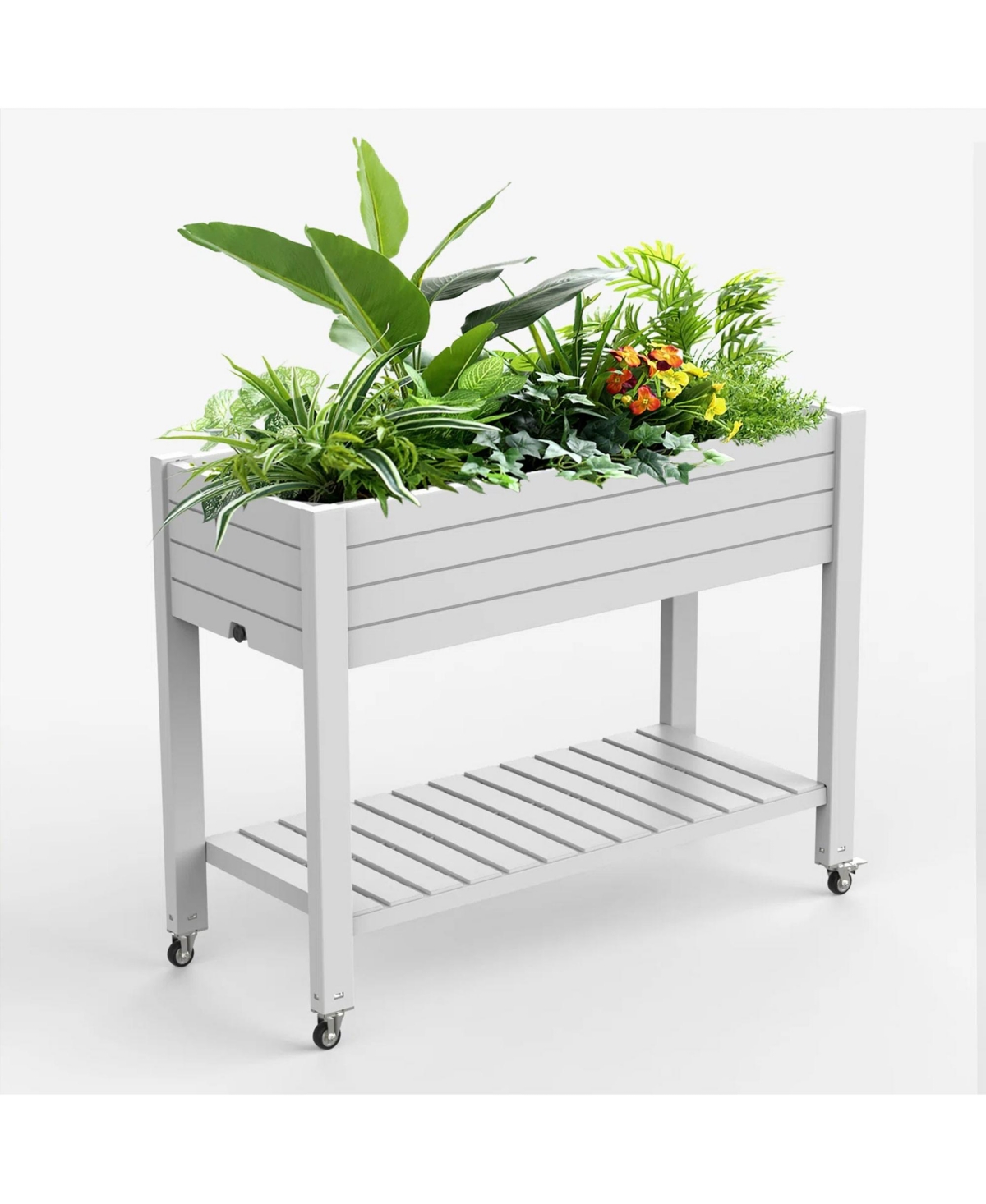 Click here for Chic Crate Elevated Resin Garden Bed with Auto-Dra... prices