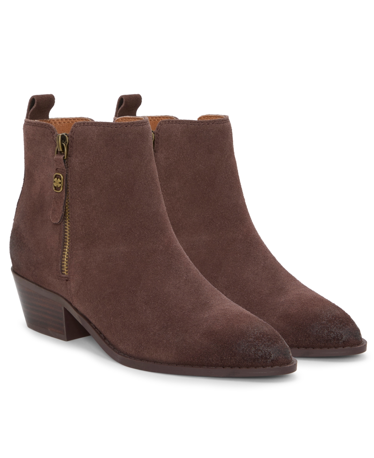 Click here for Lucky Brand Womens Ailein Pointed Toe Zipper Ankle... prices