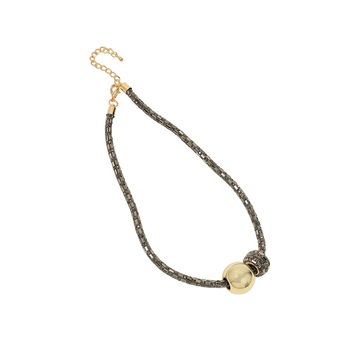 Click here for Sohi Womens The Mirror Collar Necklace - Gold prices