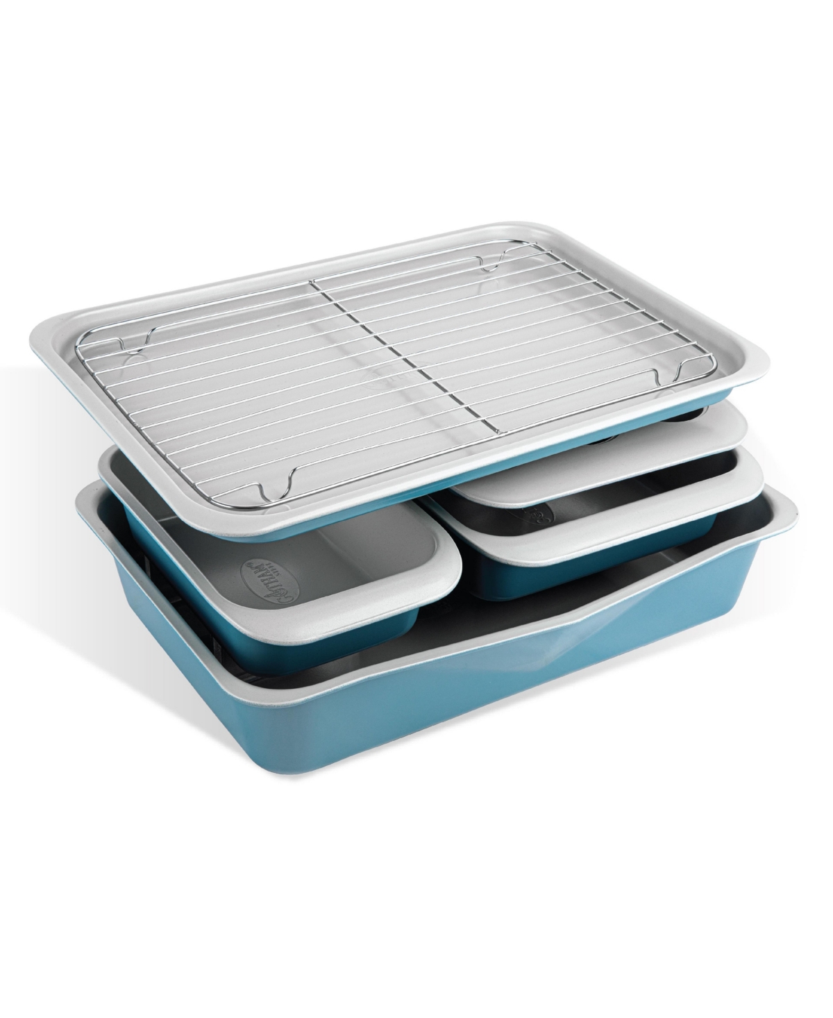 Click here for 6-Piece Nonstick Stackable Nesting Bakeware Set -... prices