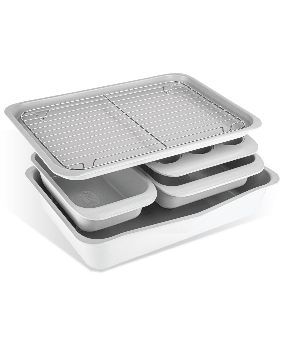 Click here for 6-Piece Nonstick Stackable Nesting Bakeware Set -... prices