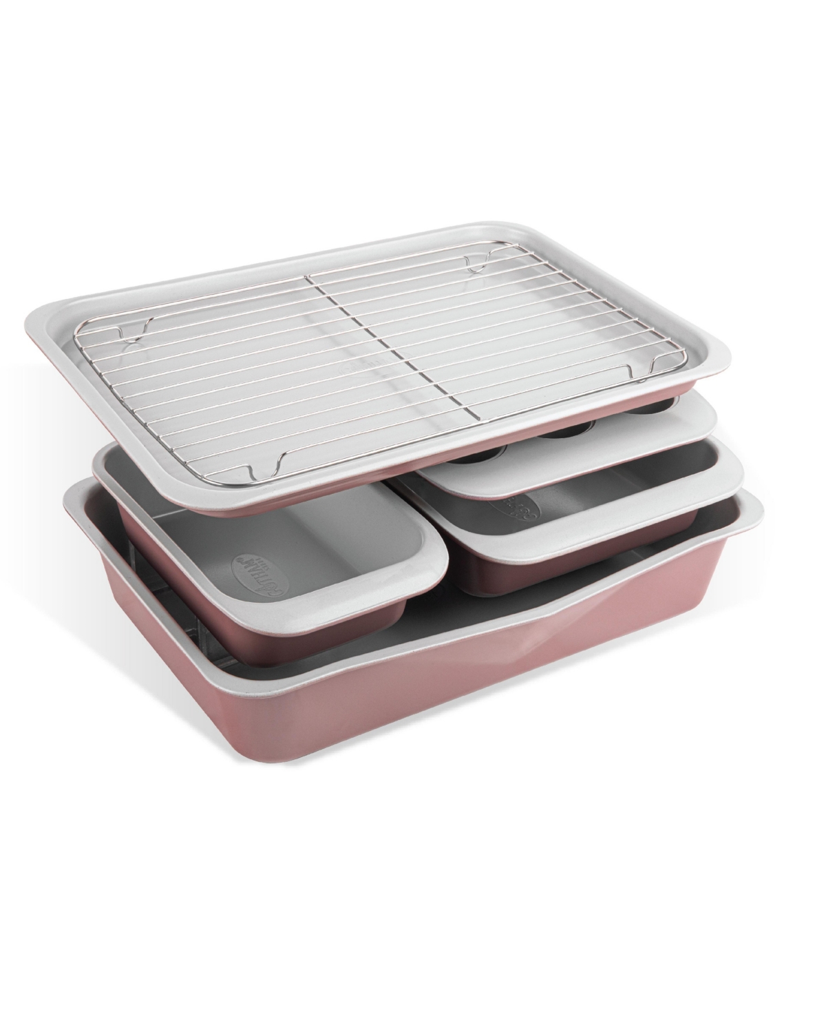 Click here for 6-Piece Nonstick Stackable Nesting Bakeware Set -... prices