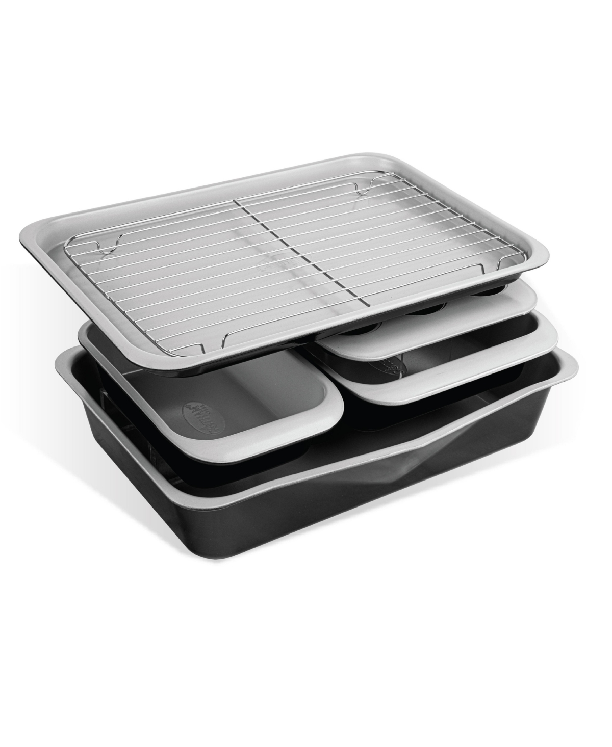 Click here for 6-Piece Nonstick Stackable Nesting Bakeware Set -... prices