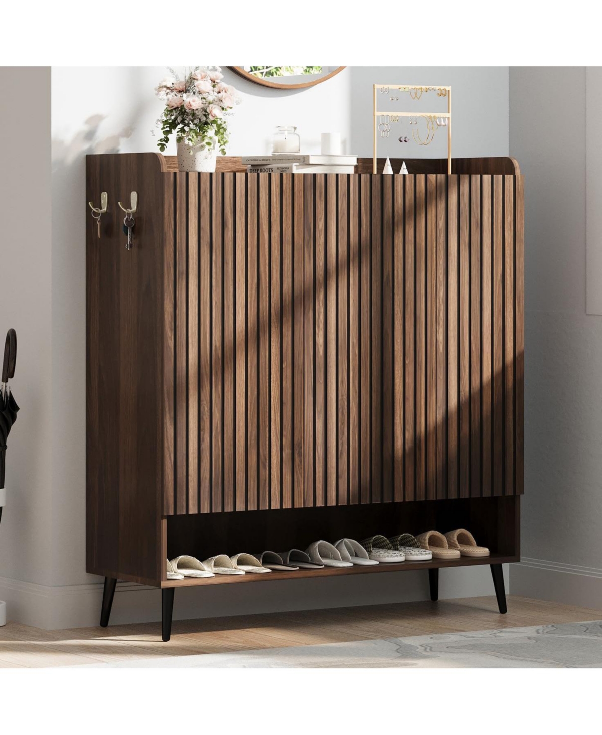 Click here for Shoe Cabinet，Large Shoe Cabinet with 3 Door... prices