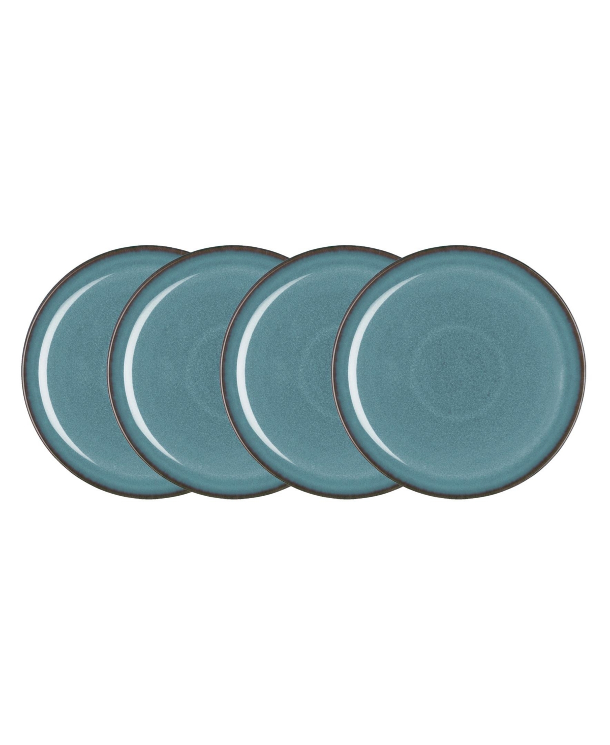 Click here for Denby Azure Coupe Dinner Plates  Set of 4 - Turquo... prices