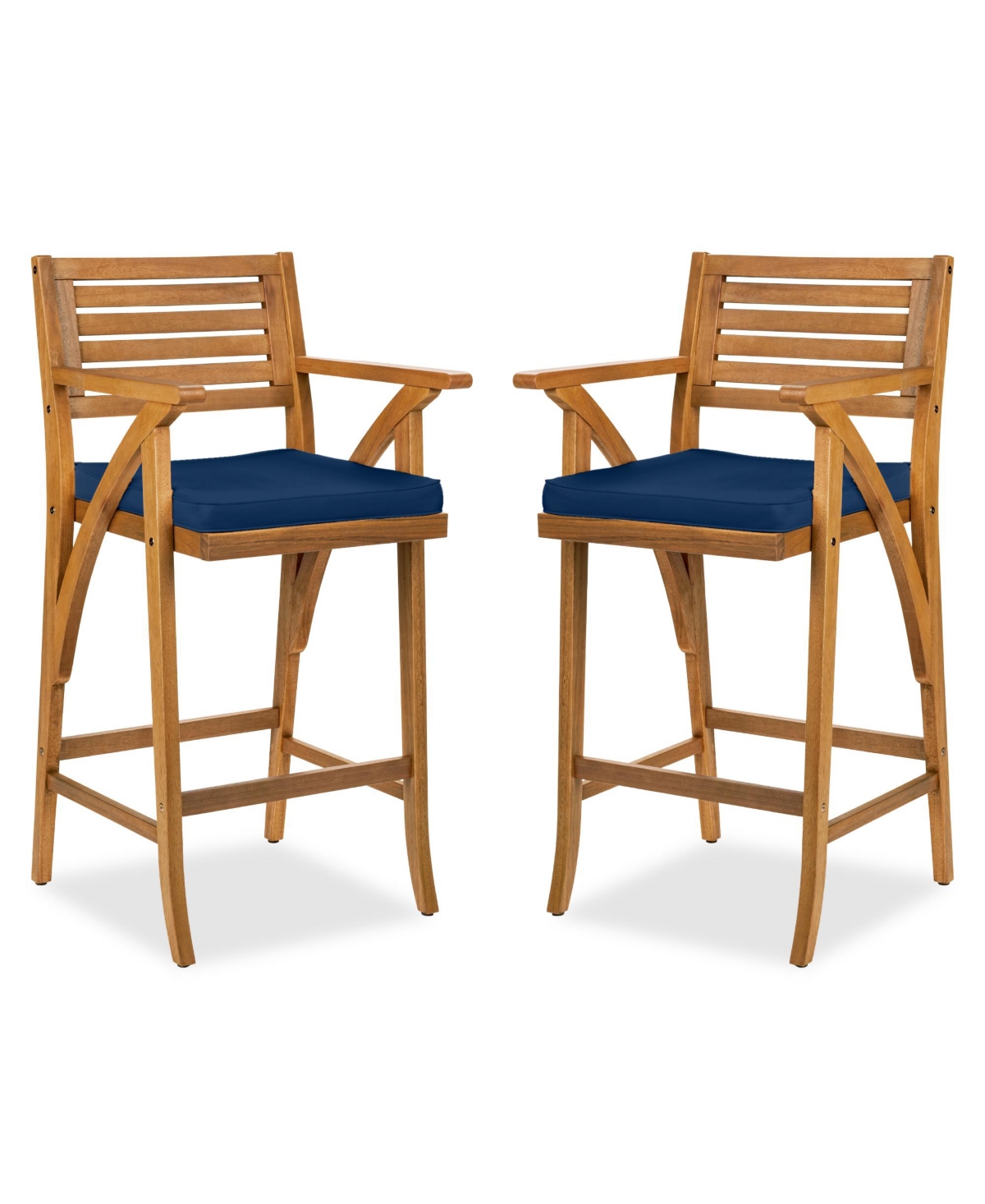 Click here for Best Choice Products Set of 2 Outdoor Acacia Wood... prices