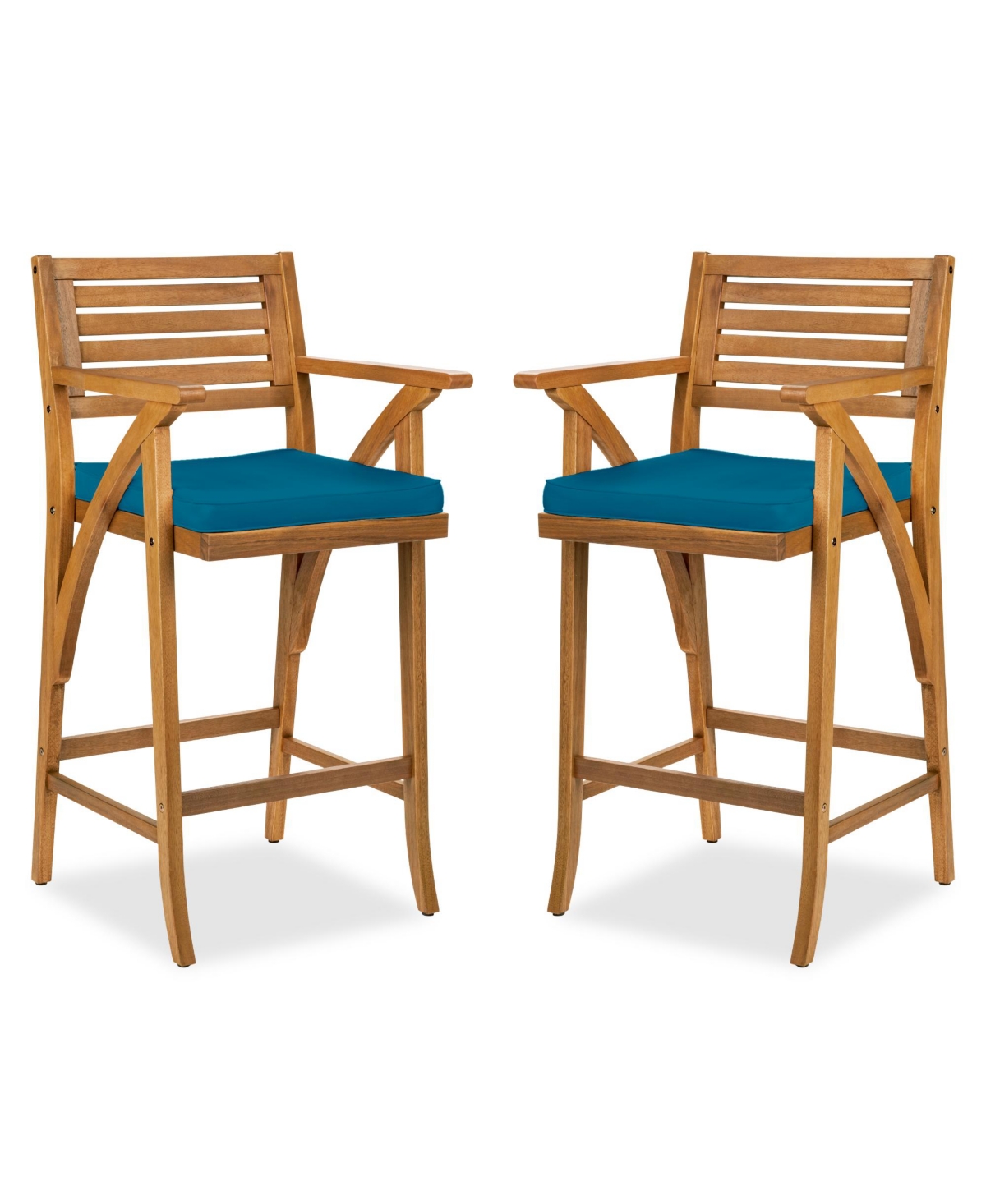 Click here for Best Choice Products Set of 2 Outdoor Acacia Wood... prices
