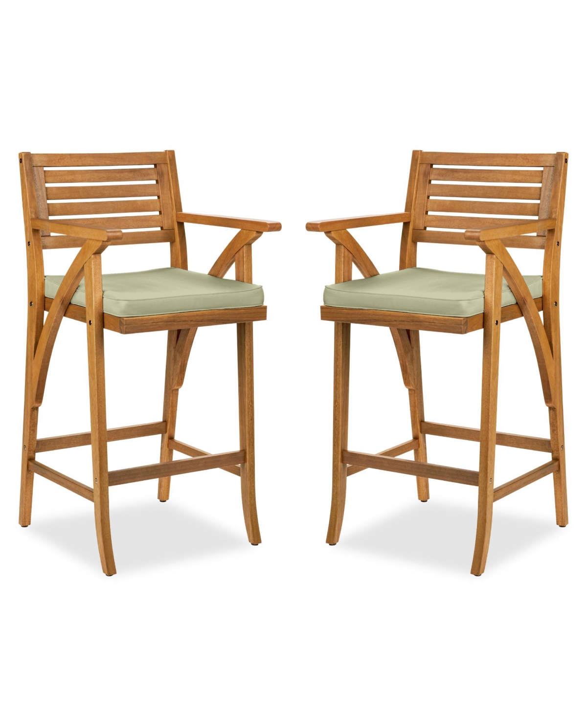 Click here for Best Choice Products Set of 2 Outdoor Acacia Wood... prices