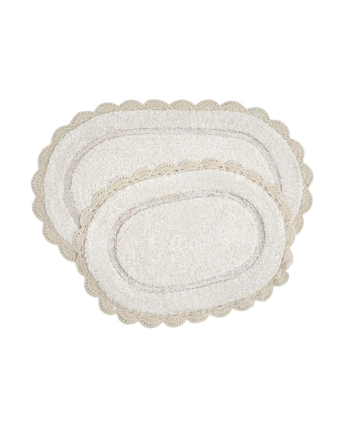 Click here for Laura Ashley Crochet Cotton Bath Rug Set - Sandshe... prices