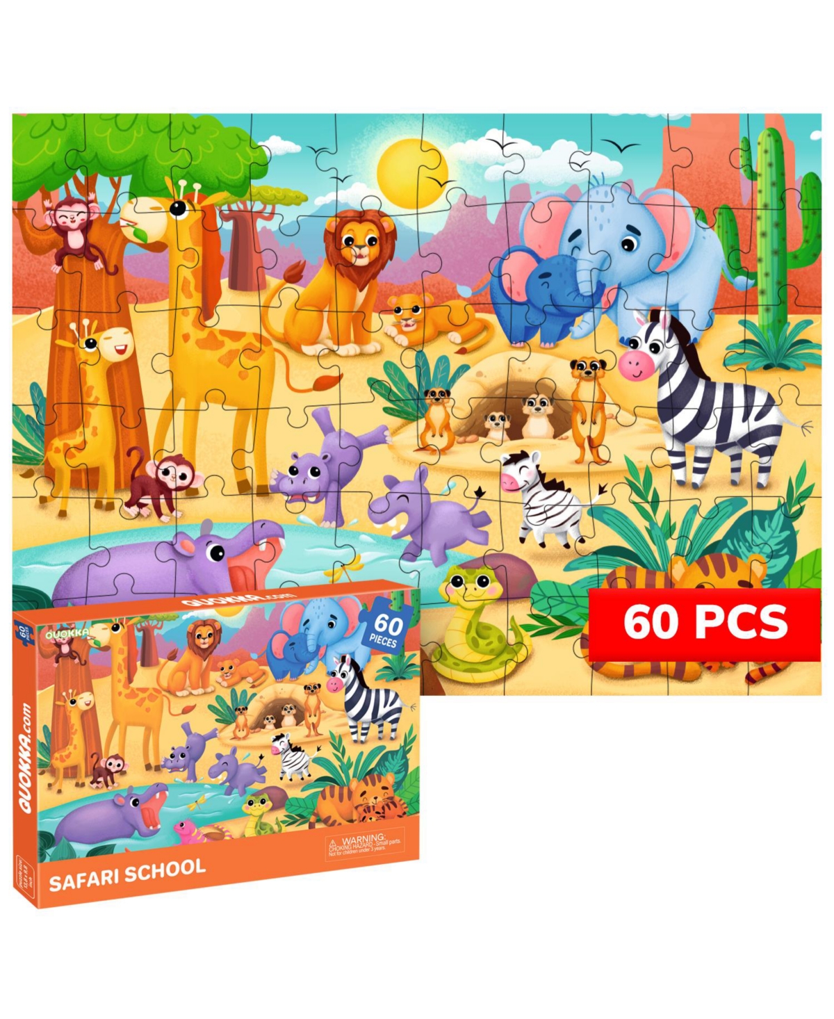 Click here for Quokka 60 Pieces Jigsaw Puzzles for Kids Ages 4-6... prices