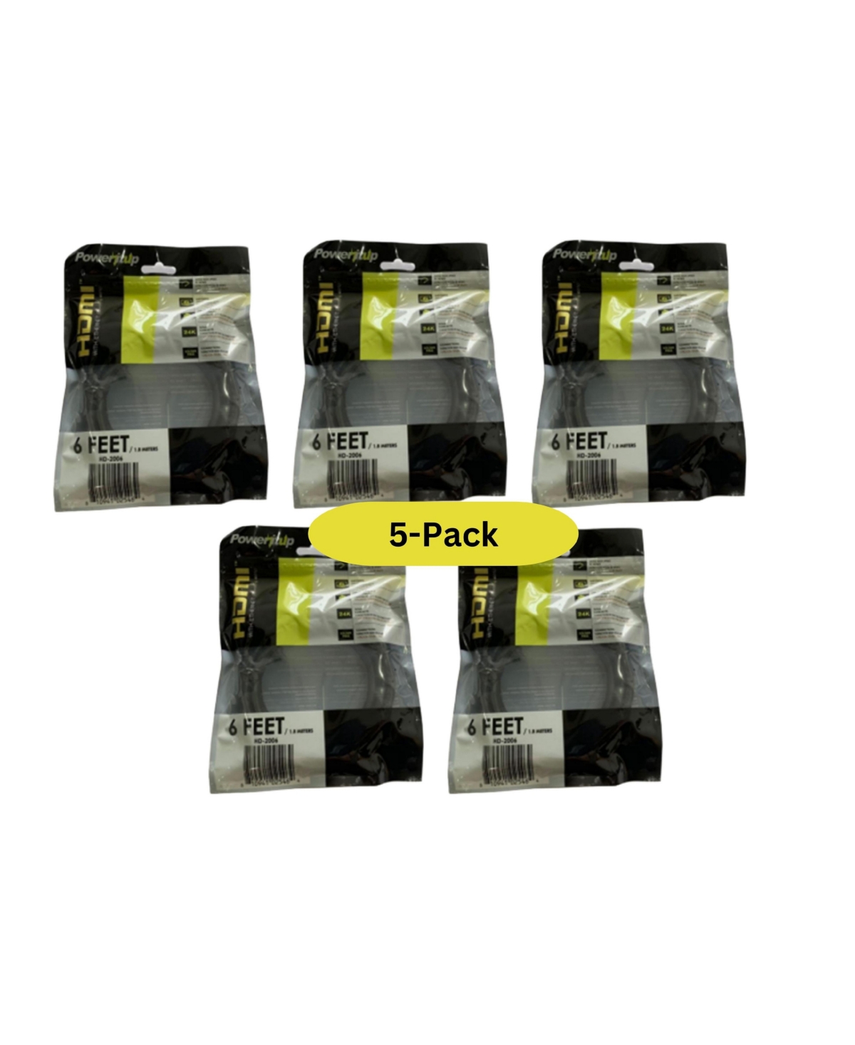 Click here for Power It Up 6 ft. Hdmi v2.0 Cable with Ethernet (5... prices