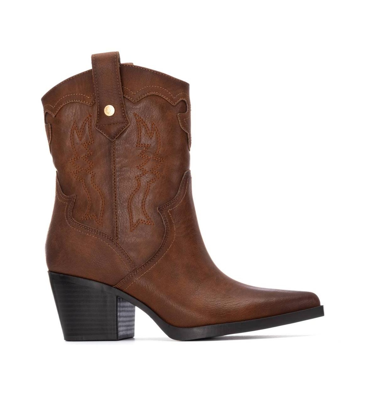 Click here for Xti Womens Italian Western Booties By Xti - Camel prices