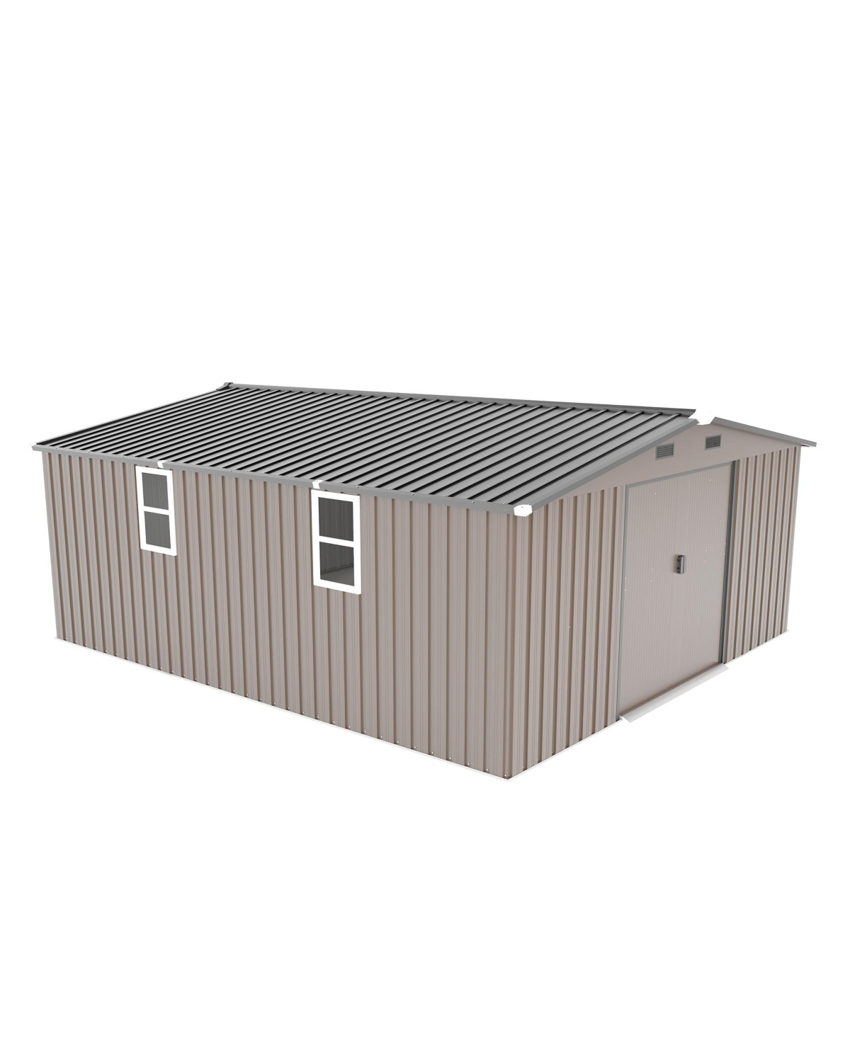 Click here for Mondawe 10x12 Ft Metal Storage Shed with Windows... prices