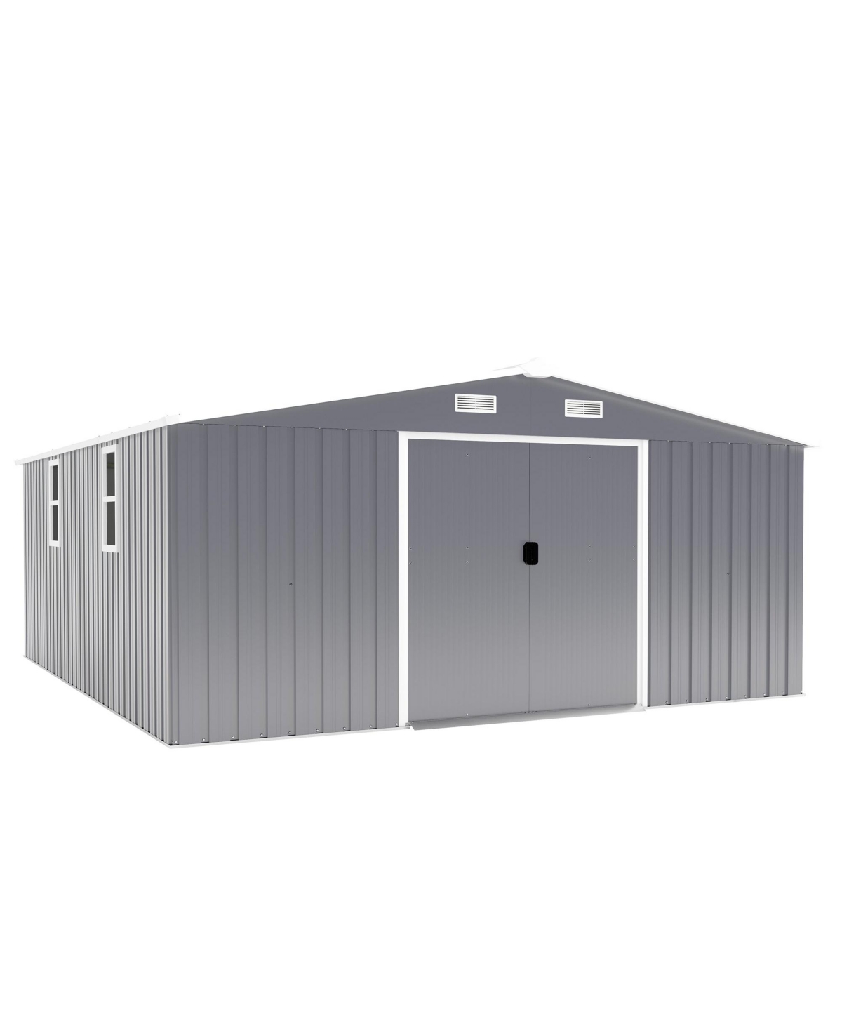 Click here for Mondawe 10x12 Ft Metal Storage Shed with Windows... prices