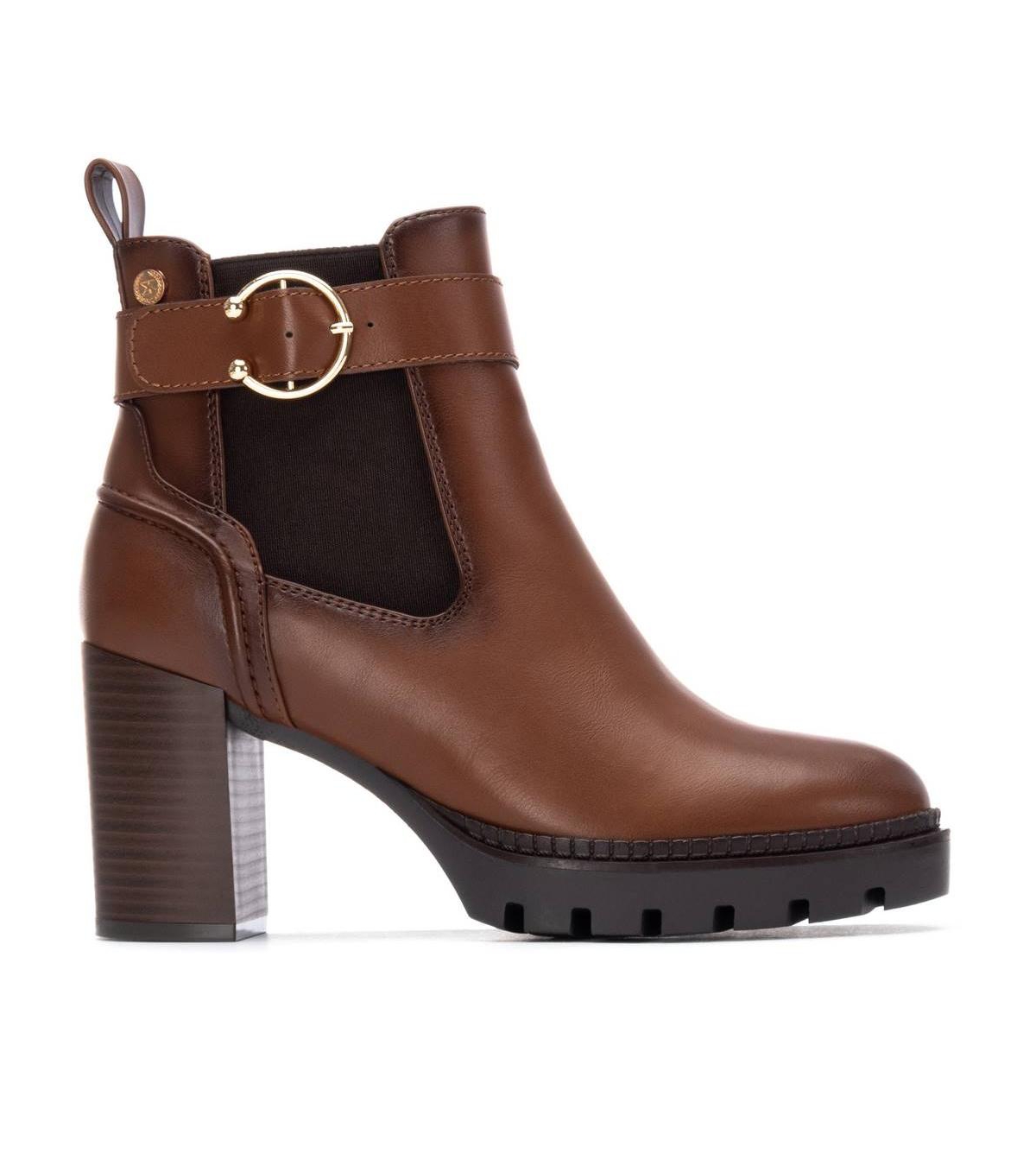 Click here for Xti Womens Heeled Chelsea Booties By Xti - Camel prices
