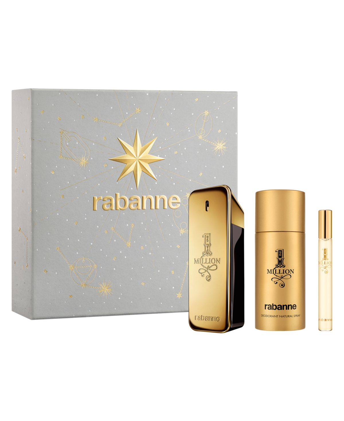 Click here for Rabanne 3-Pc. 1 Million Eau De Toilette Gift Set prices