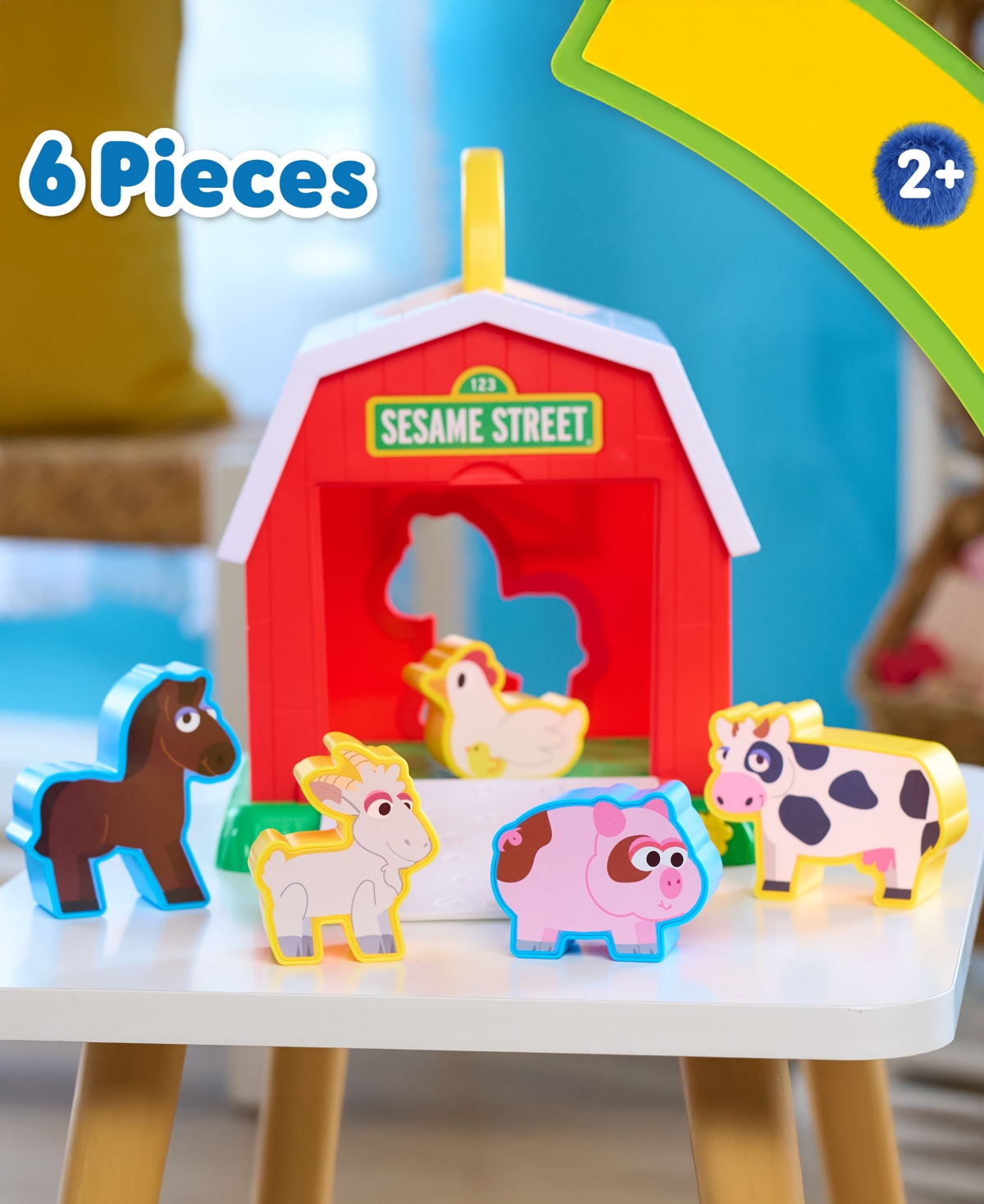 Sesame Street Elmo's Learn & Sort Barn In Multi | ModeSens