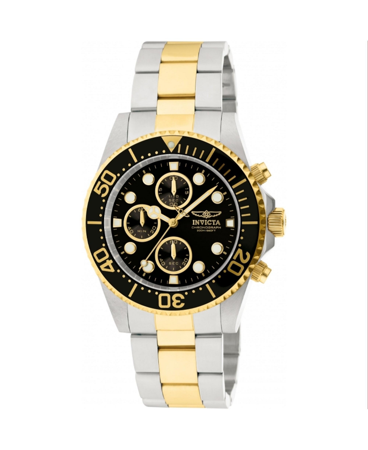 Click here for Invicta Mens 1772 Pro Diver Quartz Chronograph Bla... prices