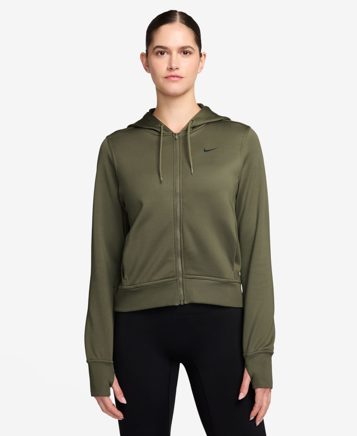 Click here for Nike Womens Therma-fit One Full-Zip Hoodie - Mediu... prices