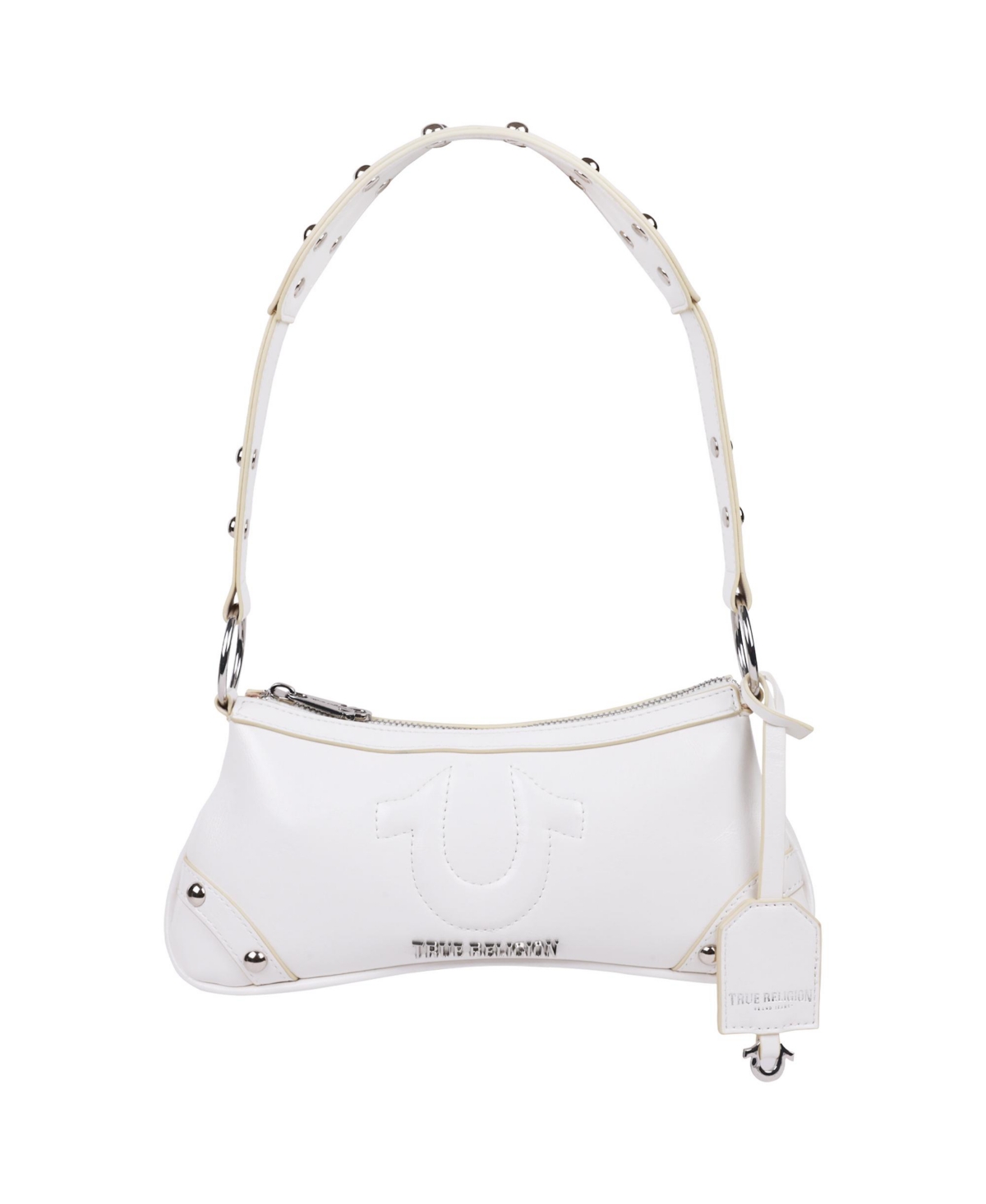 Click here for True Religion Horseshoe shoulder bag - White prices