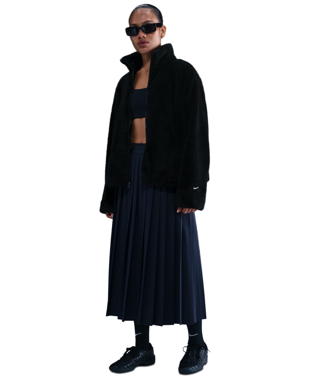 Click here for Nike Womens Essential Sherpa High-Pile Fleece Jack... prices
