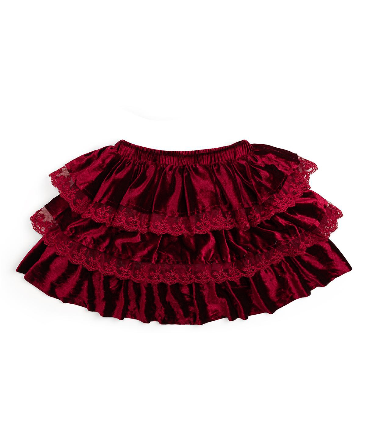 Click here for Sweet Wink Little and Big Girls Ruby Red Velvet Ti... prices