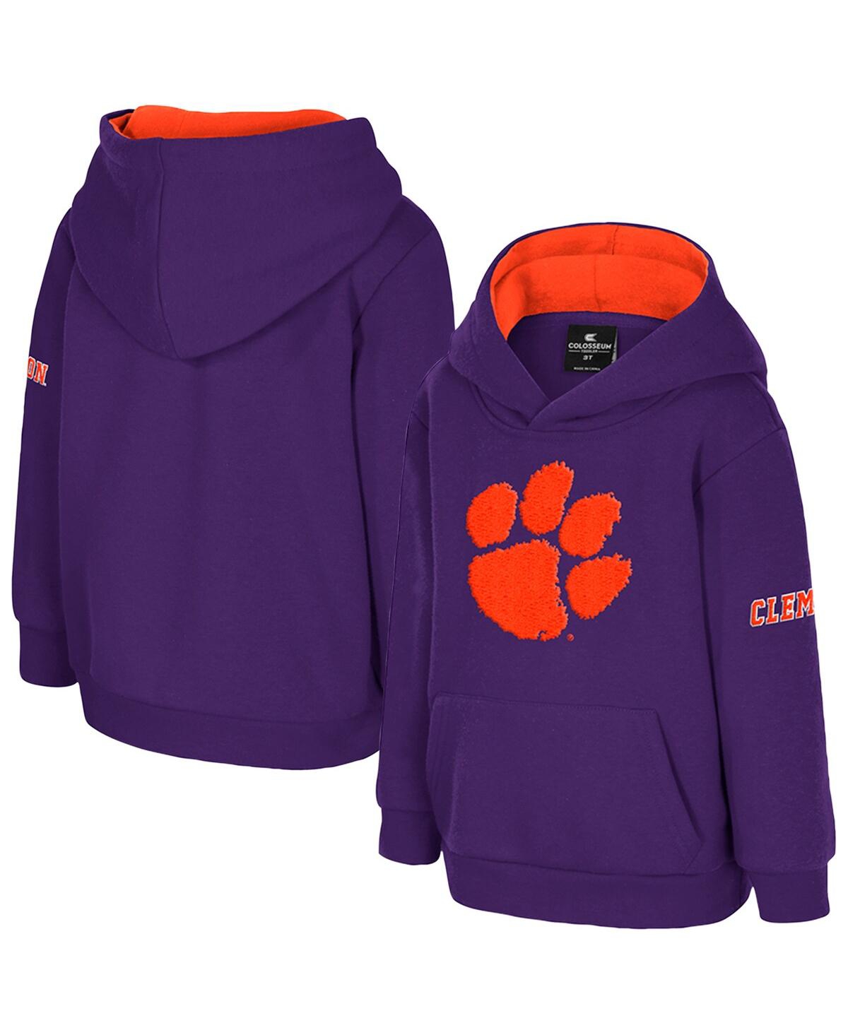 Click here for Colosseum Toddler Purple Clemson Tigers Big Logo V... prices