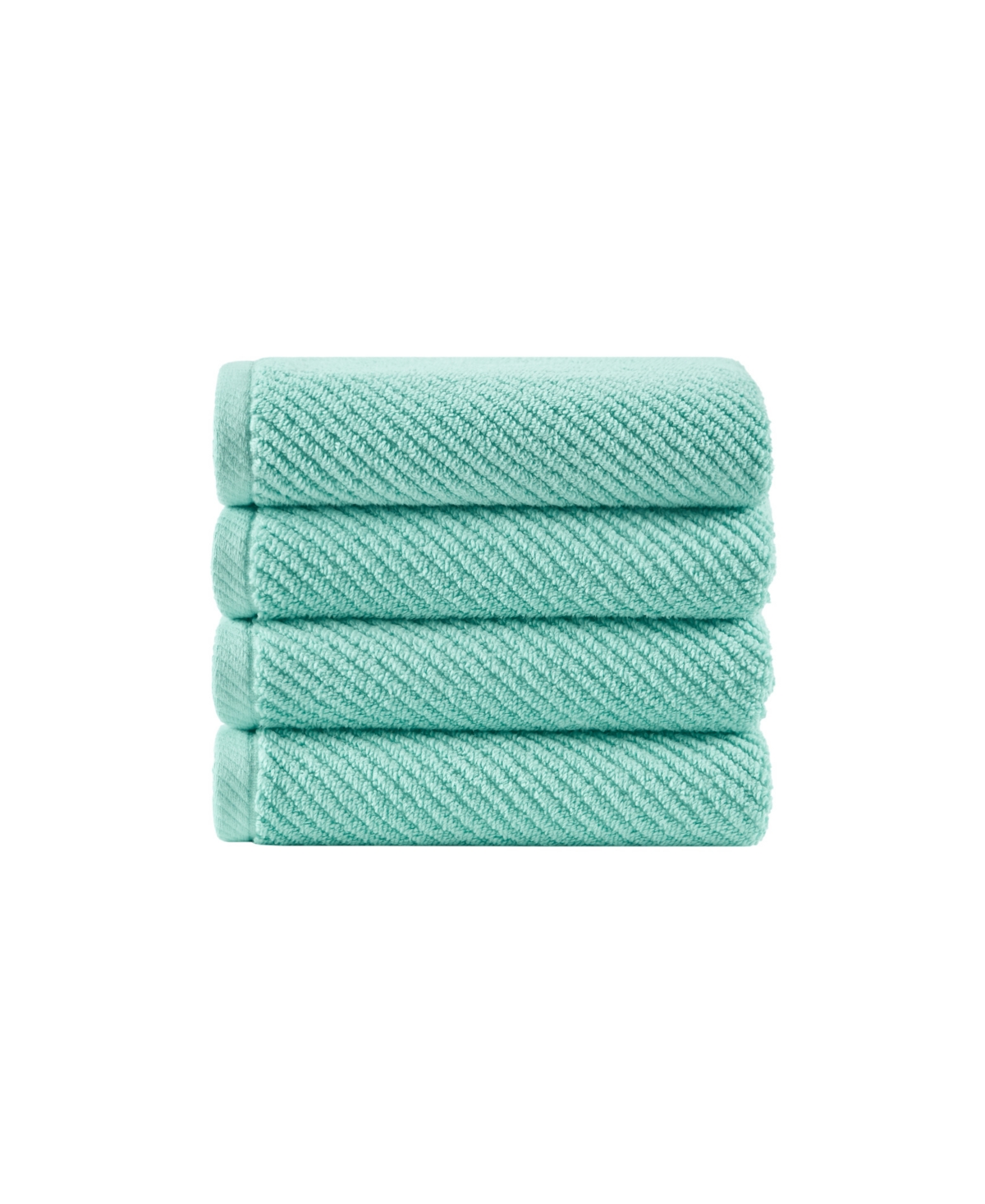 Click here for Madison Park Diagonal Ribbed Cotton 4-Pc. Hand Tow... prices