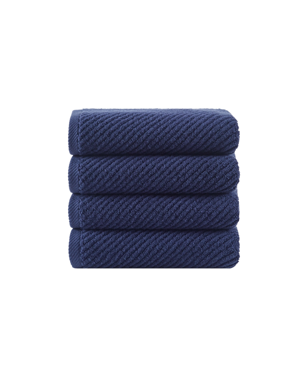 Click here for Madison Park Diagonal Ribbed Cotton 4-Pc. Hand Tow... prices
