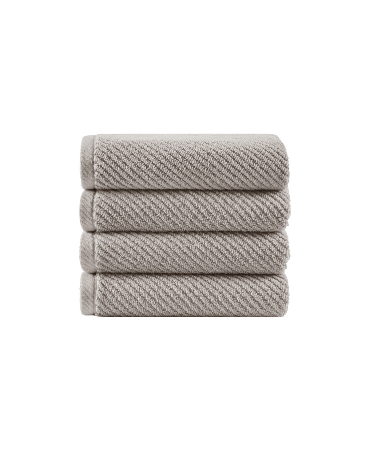 Click here for Madison Park Diagonal Ribbed Cotton 4-Pc. Hand Tow... prices