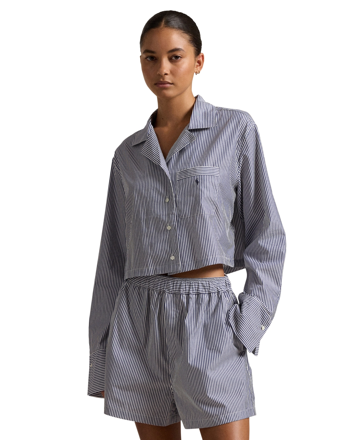 Click here for Polo Ralph Lauren Womens 2-Piece Cropped Shirt and... prices