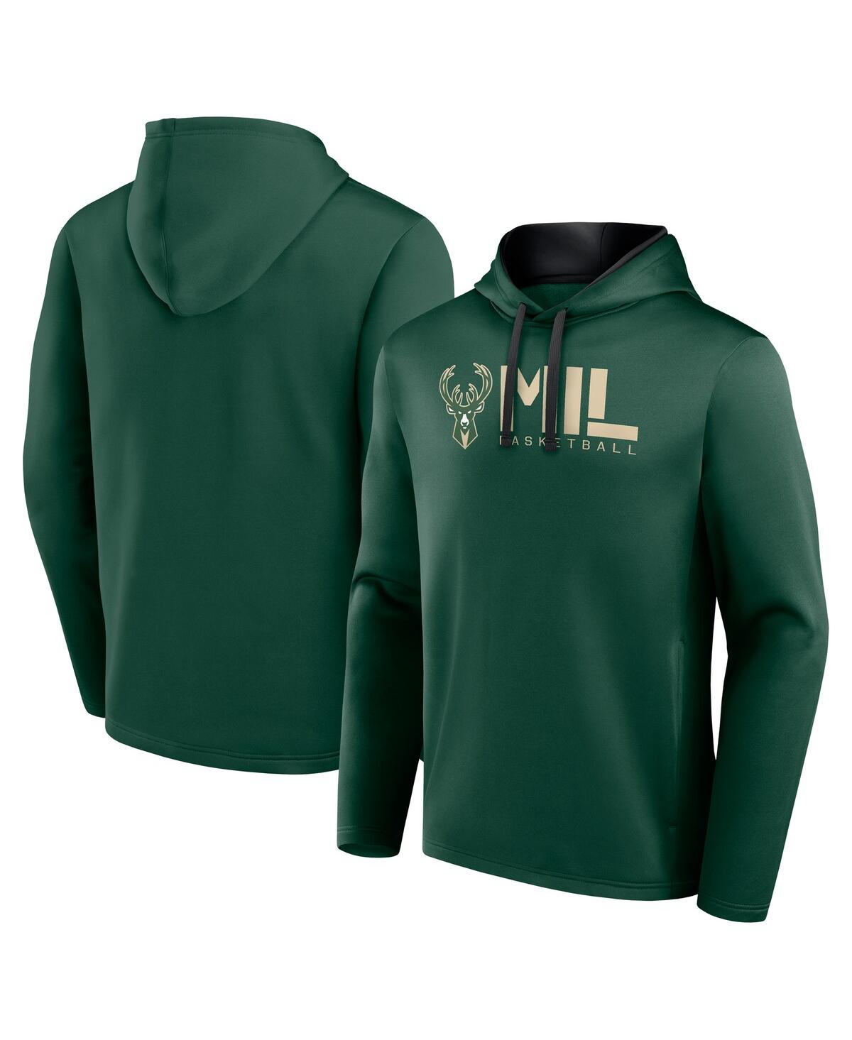 Click here for Logo Athletic Mens Hunter Green Milwaukee Bucks He... prices