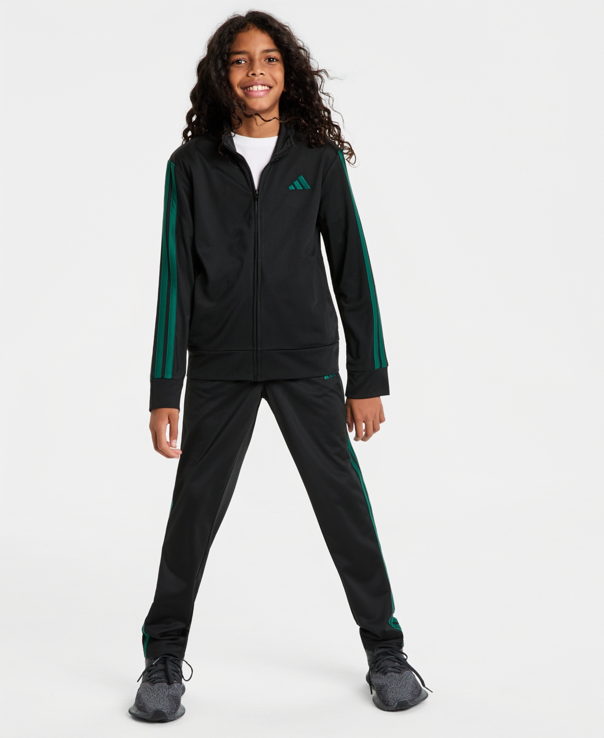 Click here for Adidas Boys 8-20 2-Piece Regular Fit Jacket and Pa... prices