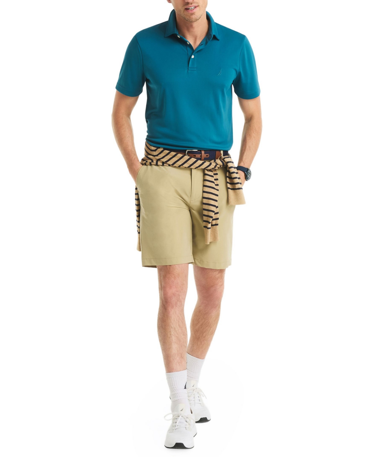 Click here for Nautica Mens Short Sleeves With Collar Polo Shirt... prices