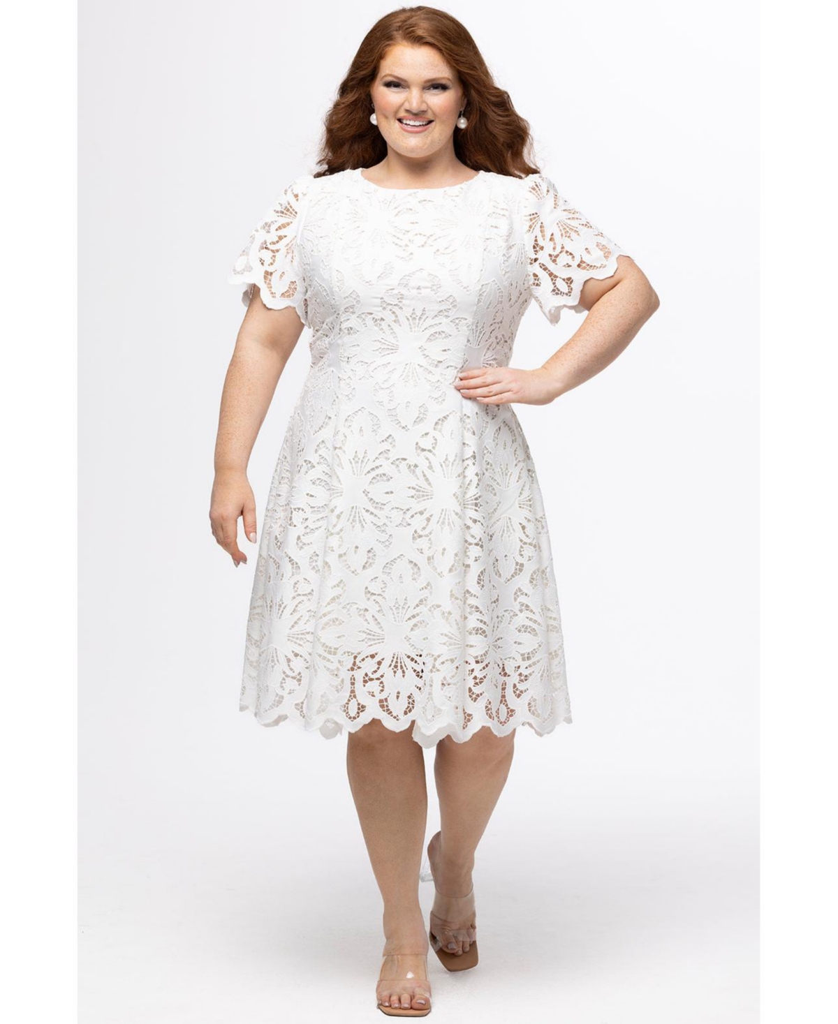 Click here for Celebrations by Sydneys Closet Womens Lace Little... prices