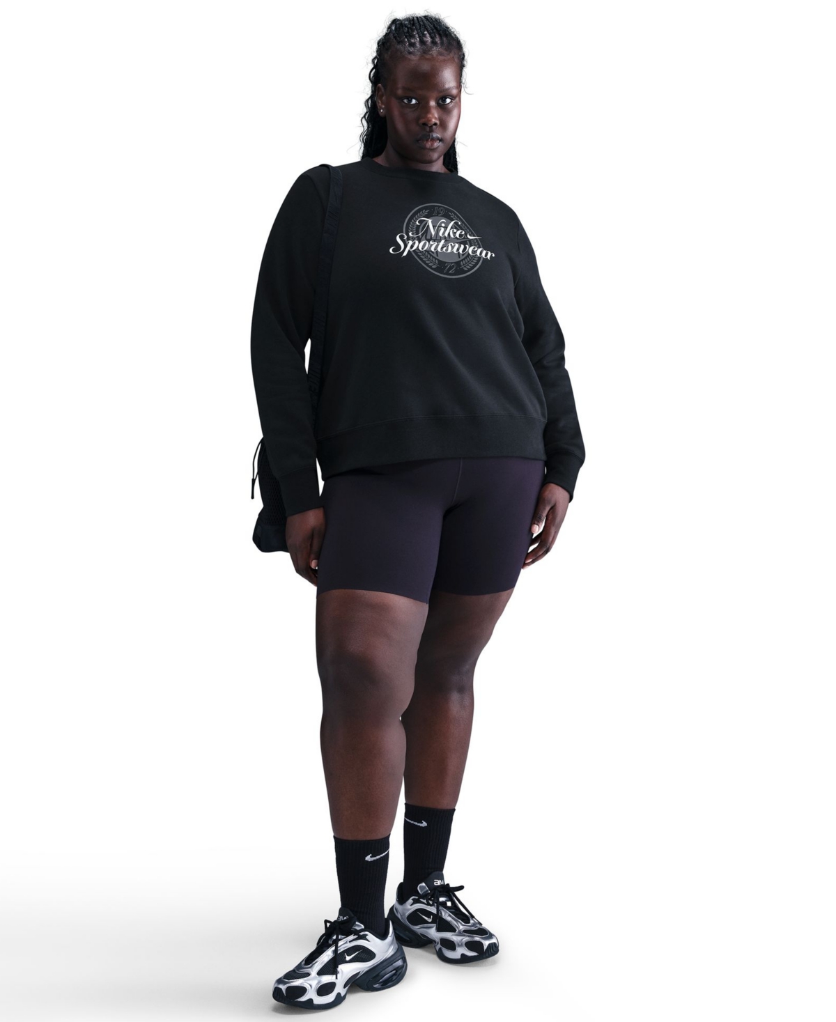 Click here for Nike Plus Size Sportswear Club Fleece Graphic Crew... prices