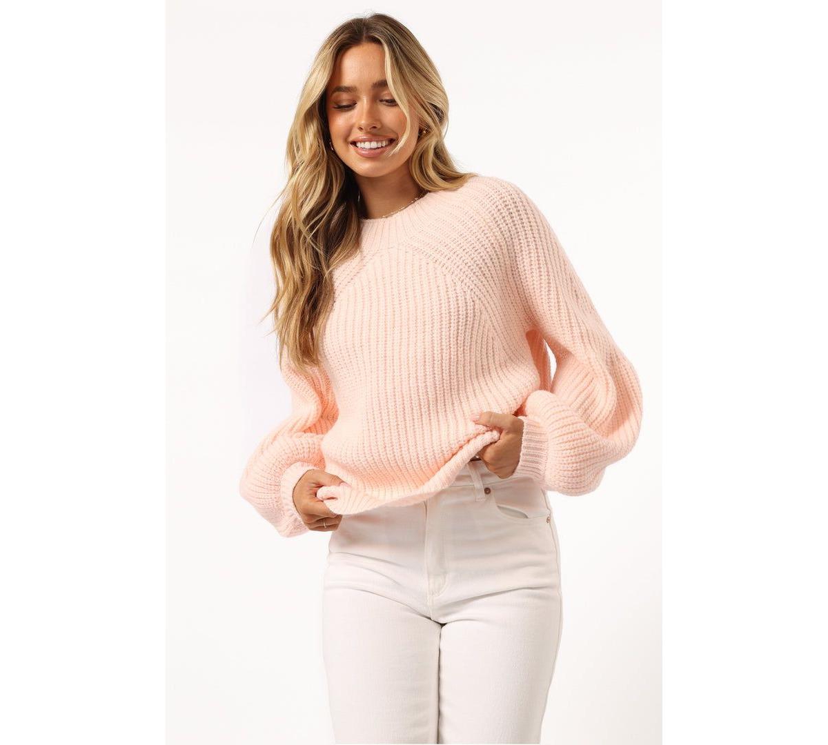 Click here for Petal and Pup Womens London Knit Sweater - Pink Xs... prices