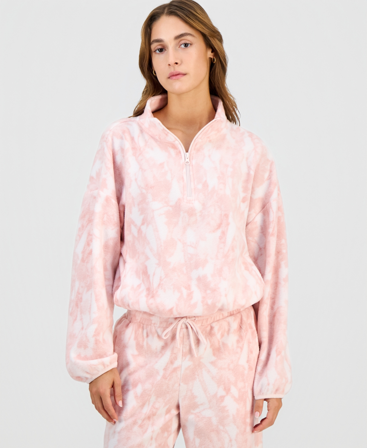 Click here for Hippie Rose Juniors Polar Fleece Quarter-Zip Sweat... prices