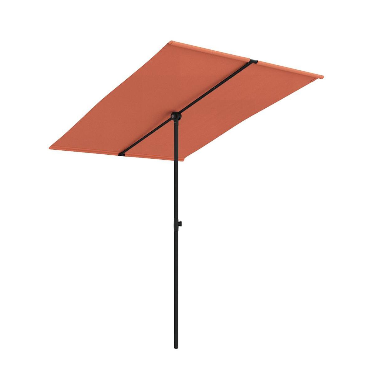 Click here for Garden Parasol Terracotta Polyester  Aluminum Medi... prices