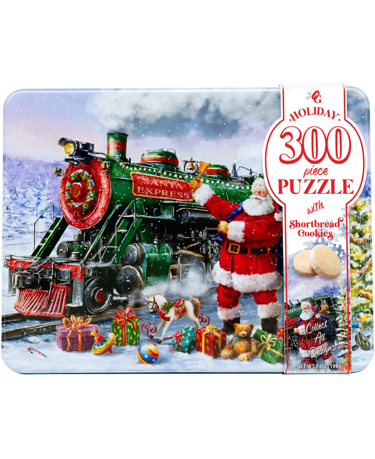 Click here for Original Gourmet Santa Express Puzzle Cookie Tin... prices