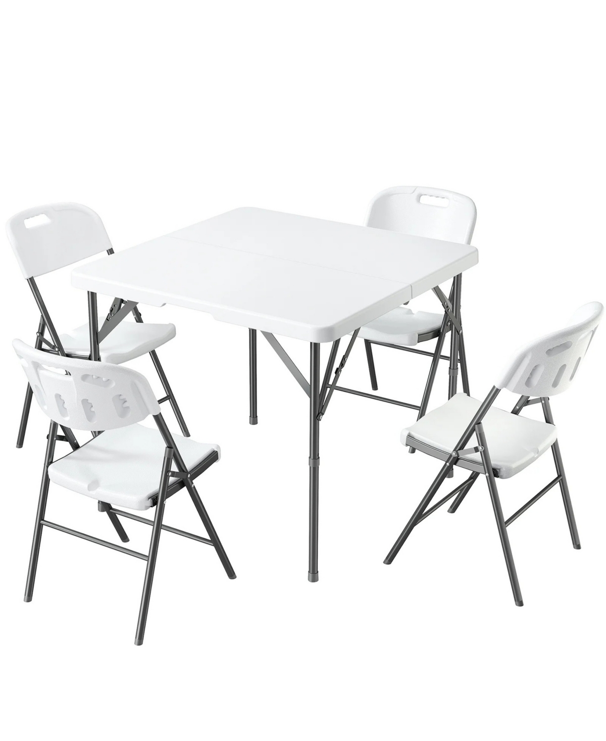 Click here for 5-Piece Folding Table and Chair Set for Indoor/Out... prices