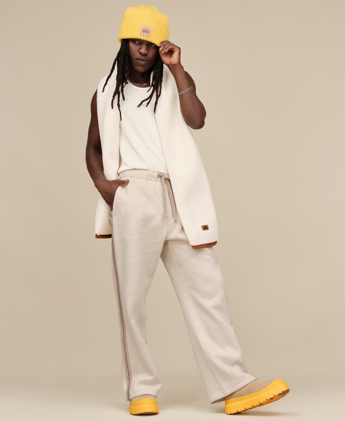 Click here for Ugg Mens Tasman Straight-Leg Pants - Caribou prices