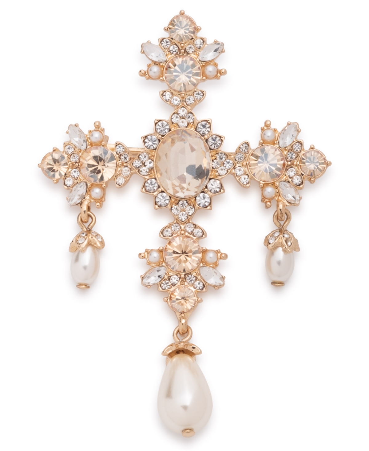 Click here for Marchesa Imitation Pearl Glass Gold-Tone Elegant S... prices