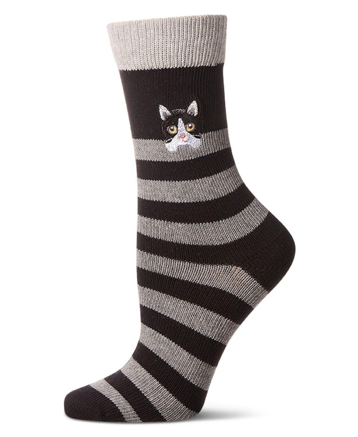 Click here for MeMoi Womens Just Hanging Striped Embroidered Cott... prices